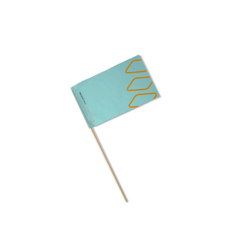 Bandera con palo - Zona Plotter